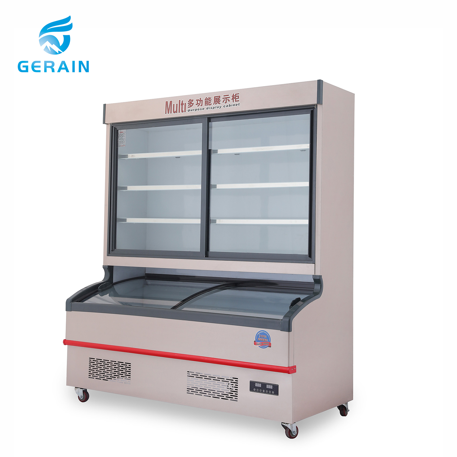 Double Temperatures Storage Display Cabinet - Buy Double Temperatures ...